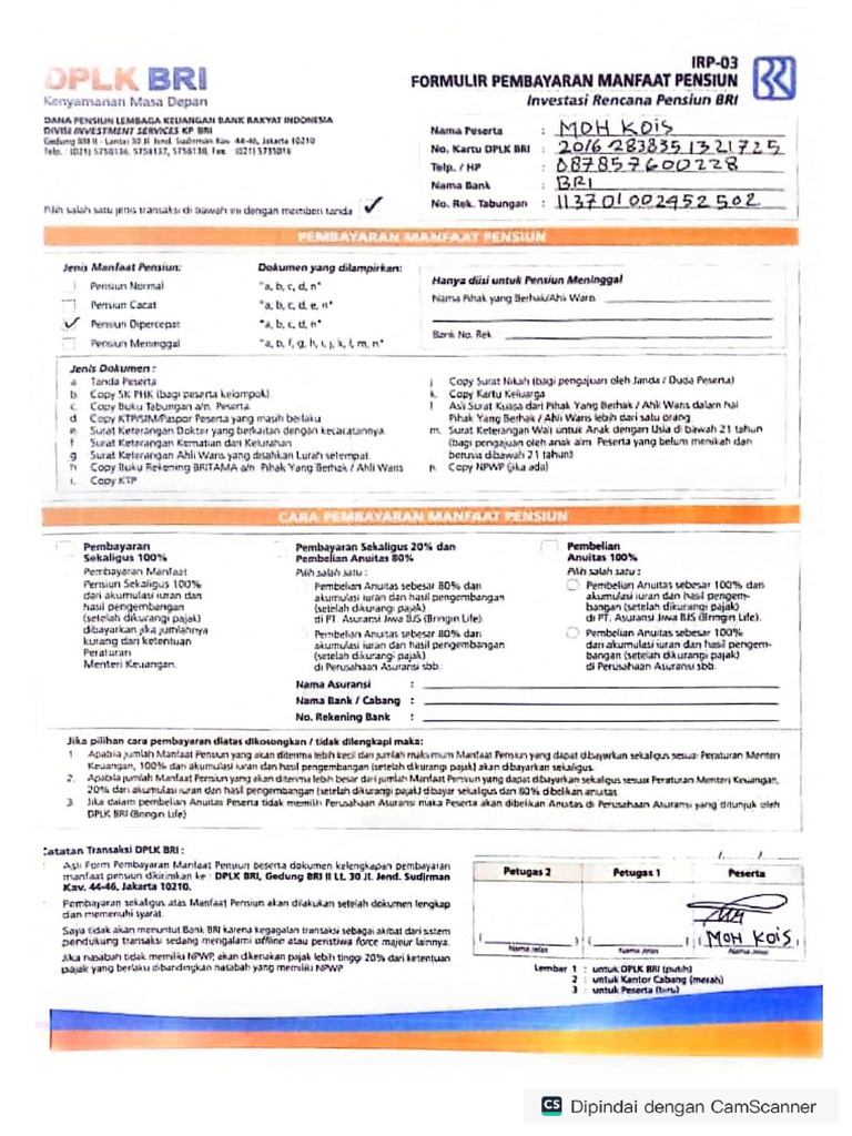 Dok - Dplk.Moh - Kois Lengkap | PDF