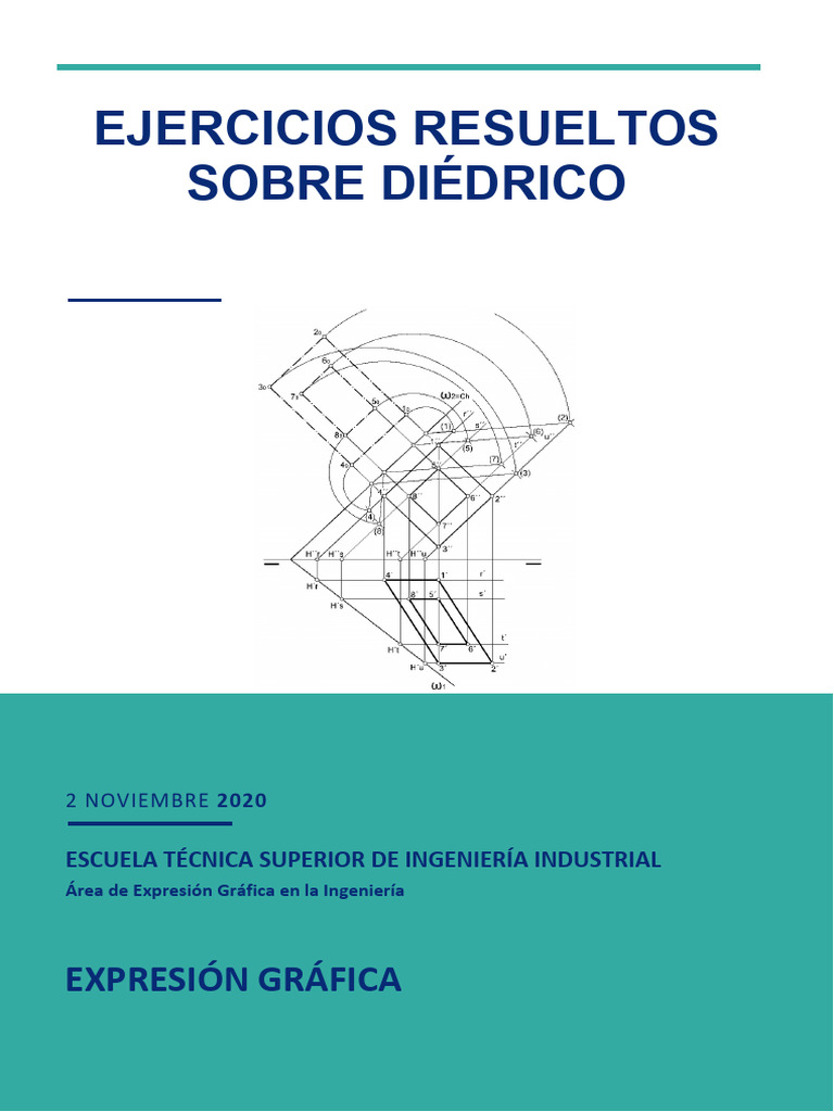 Ejercicios Resueltos Diedrico | PDF