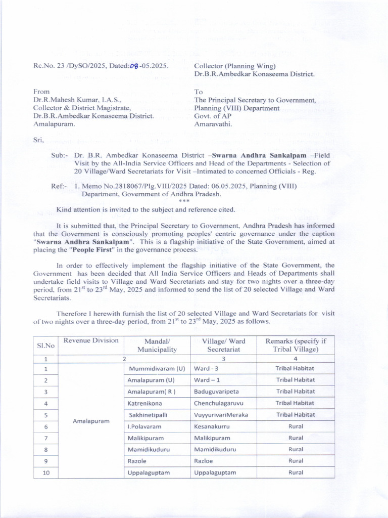 Swarna Andhra Sankalpam | PDF | Government | Government Of India