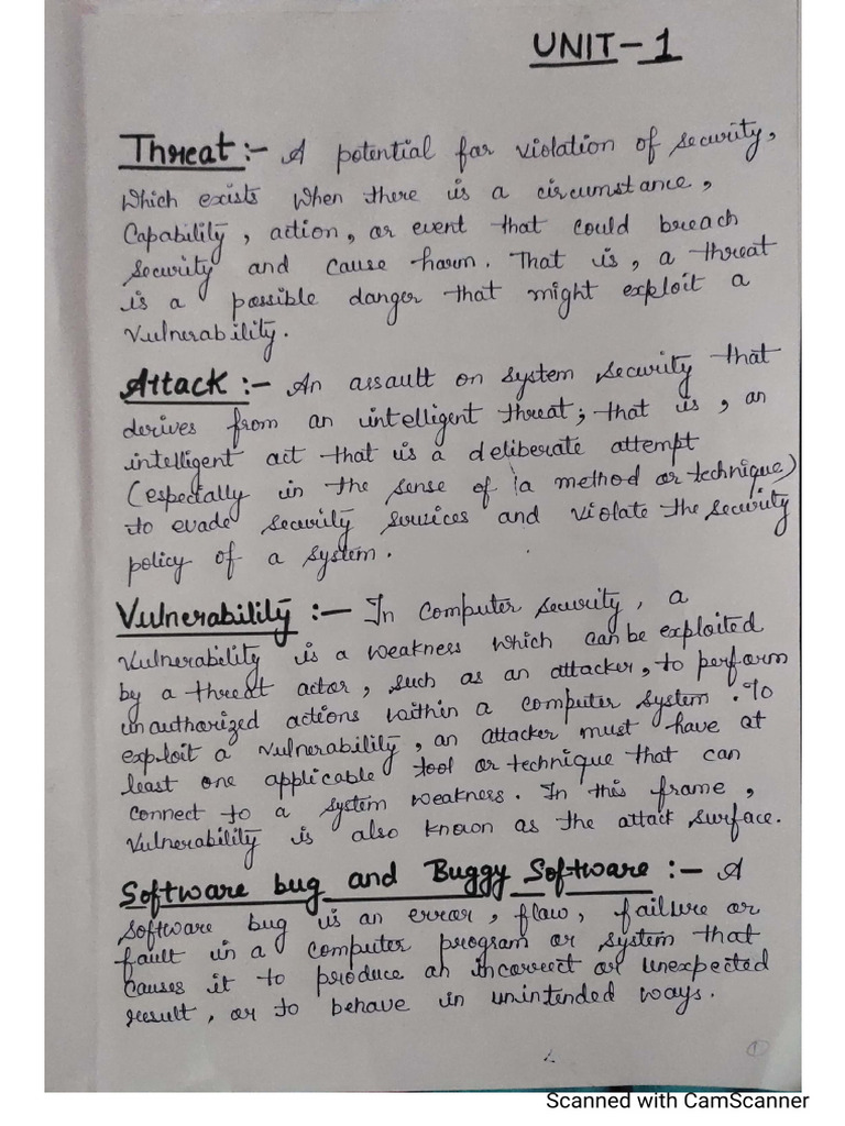 Unit 1 Handouts | PDF