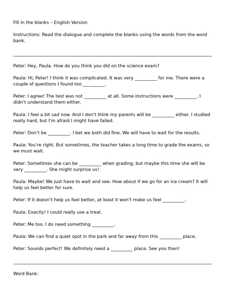 Conversation 4th | PDF