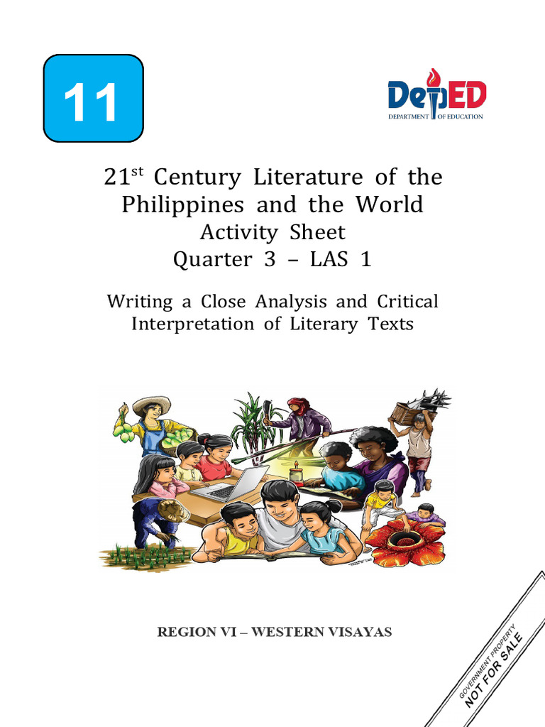 21st Century Lit. LAS 1 4 | PDF | Reading Comprehension | Writing