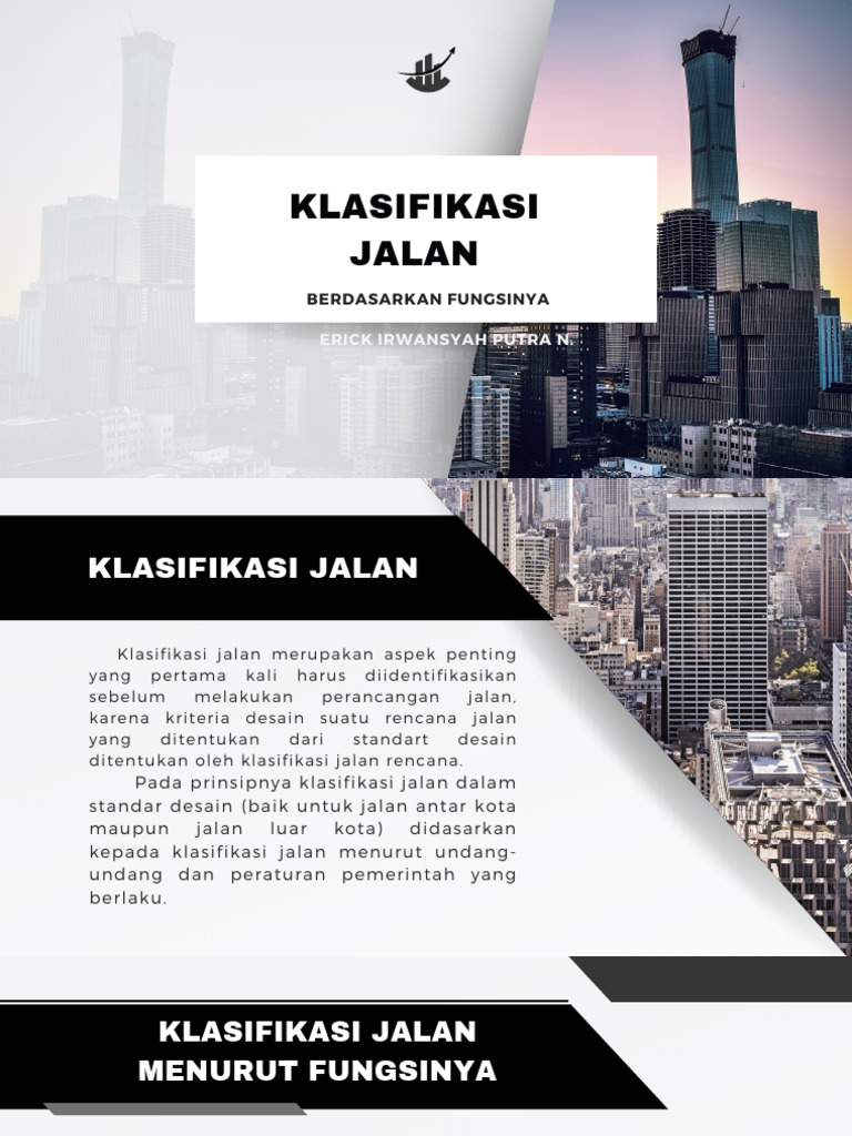 Erick Irwansyah P.N - K1521023 - KLASIFIKASI JALAN BERDASARKAN FUNGSINYA | PDF