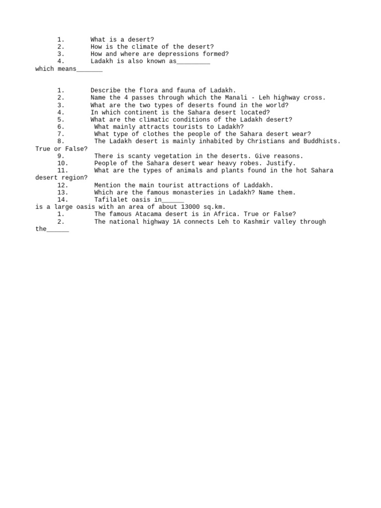 Ncert Class 7 Ss Question | PDF