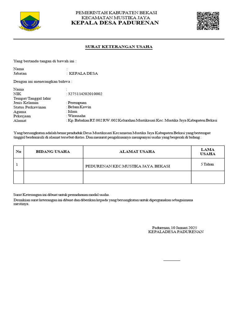 Contoh SKU | PDF