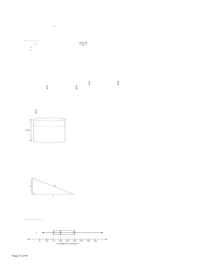 GED Mathematical Reasoning (Test 3) | PDF | Cent (Music)