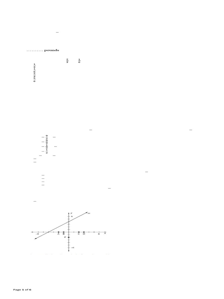 GED Mathematical Reasoning (Test 4) | PDF