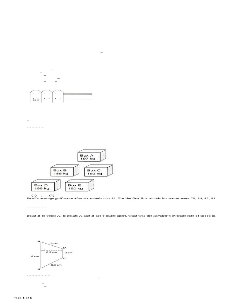 GED Mathematical Reasoning (Test 6) | PDF | Interest