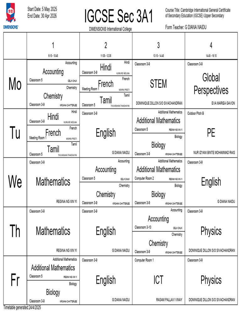 IGCSE_Sec_3A1__wef_5_May_2025_ | PDF | Qualifications | Mathematics