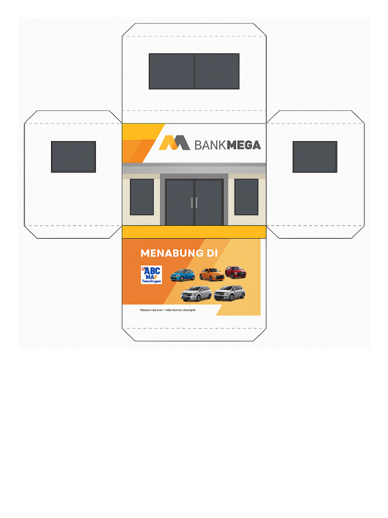 Bank Mega Papercraft Lantai 1 | PDF