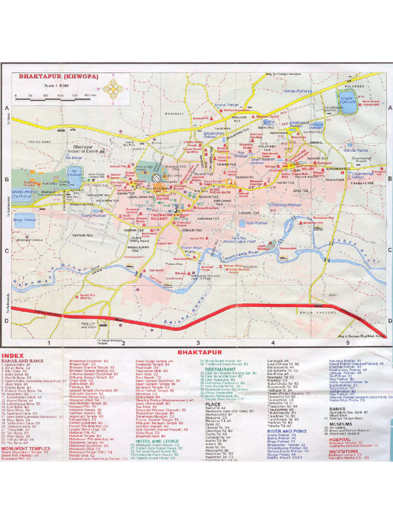 Map of Bhaktapur City | PDF