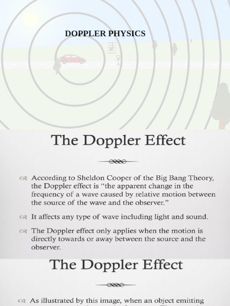 Doppler Physics | PDF