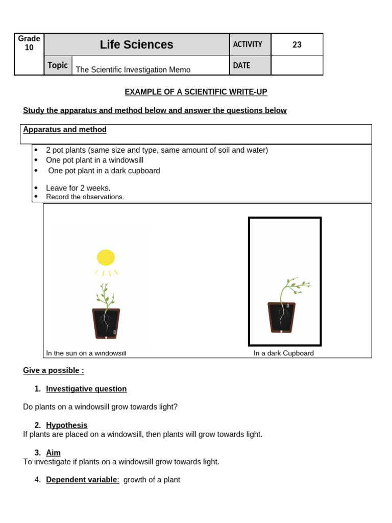 Act 24 Scientific Investigation Memo 1709038900 | PDF