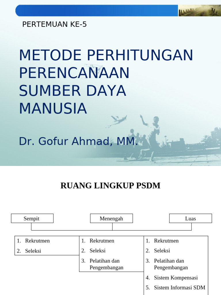 05 - Kul 5 - Metode Perhitungan | PDF