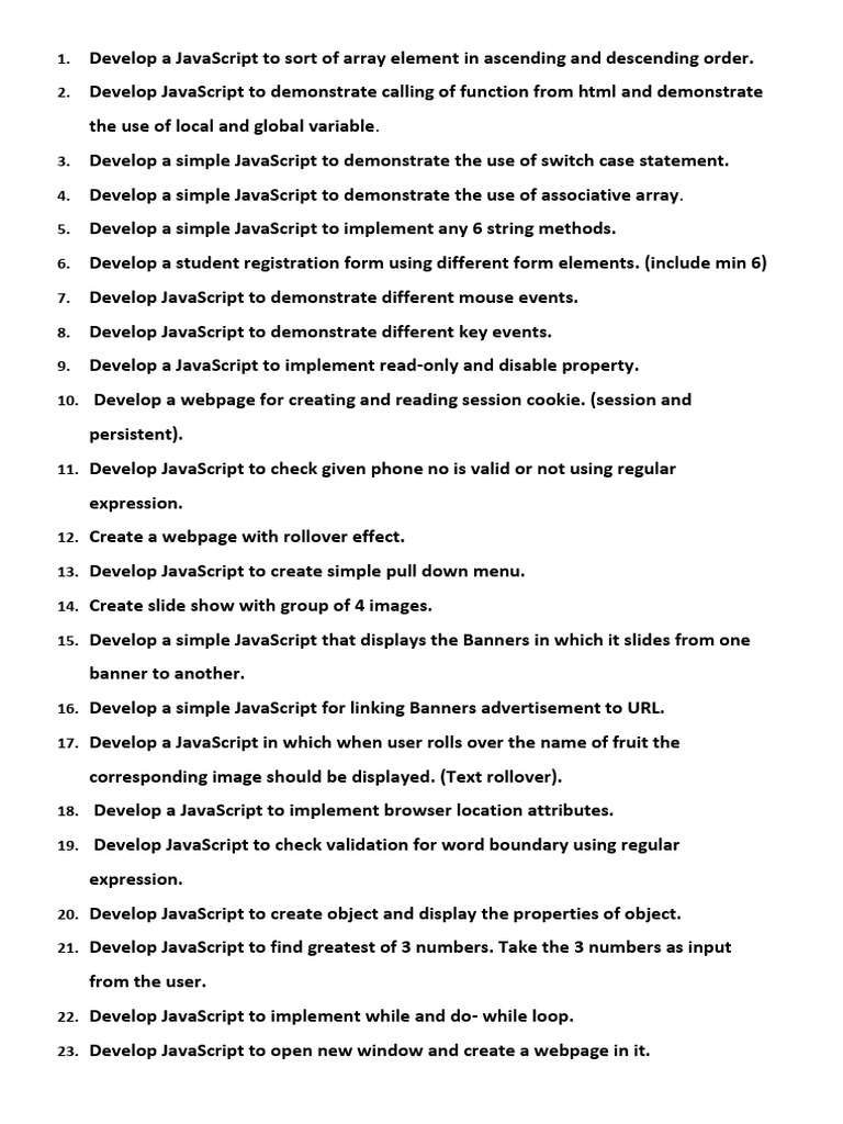 External Practical Questions | PDF