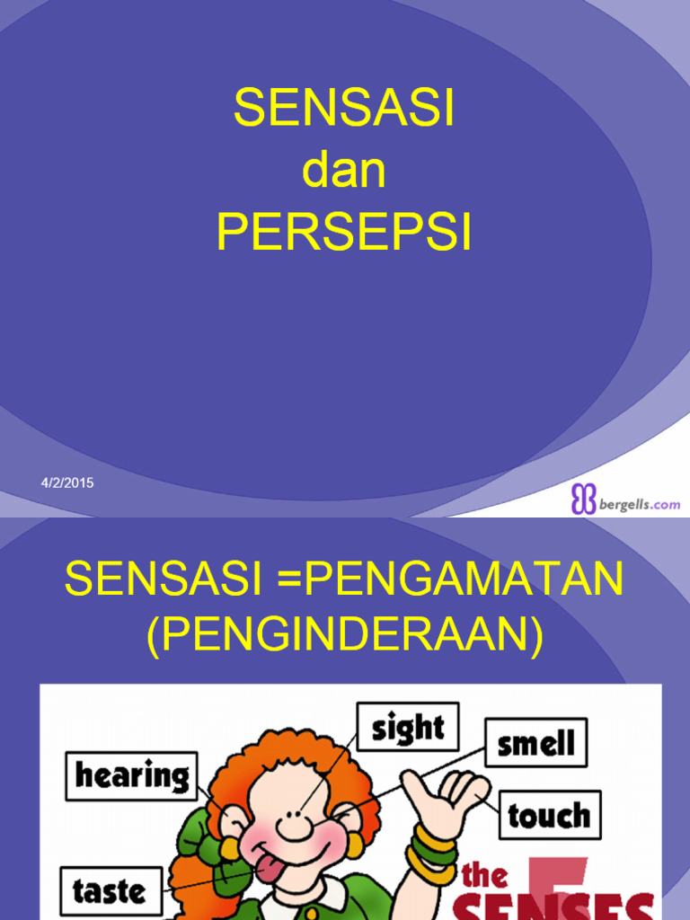 Sensasi dan Persepsi: Proses Pengamatan | PDF