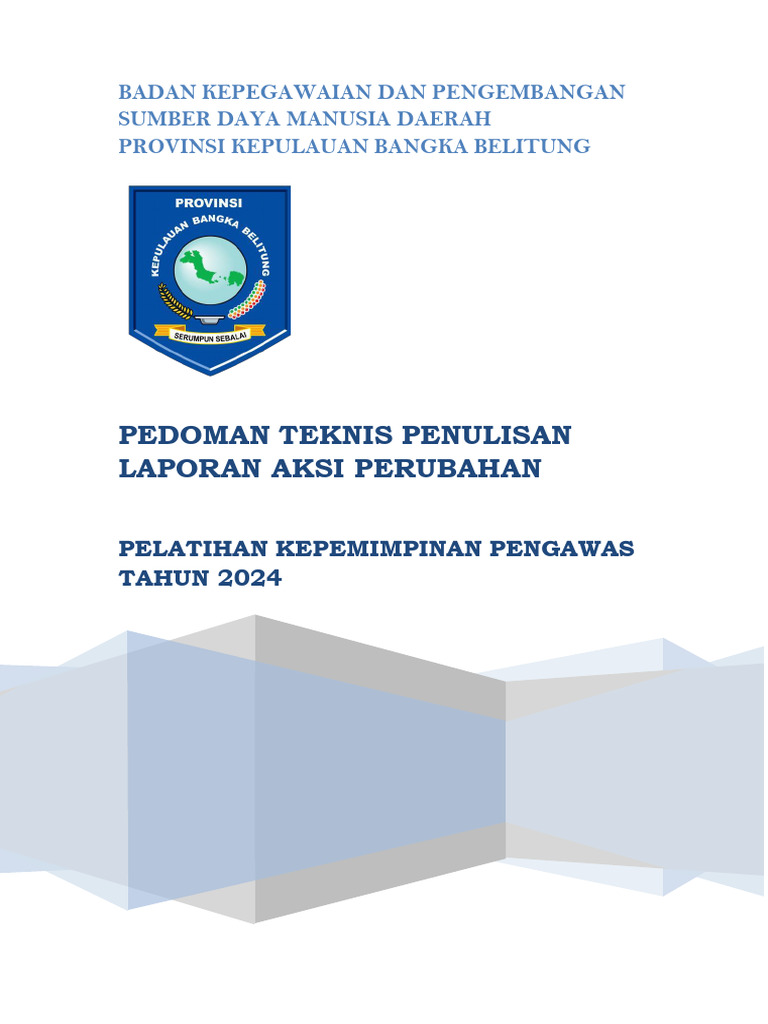Draft - Panduan Penyusunan Aksi Perubahan PKP 2024 | PDF