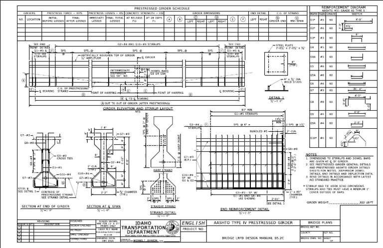GIRDER TYPE OF BRIDGE STRUCTURAL DETAILS | PDF | Structural Engineering ...