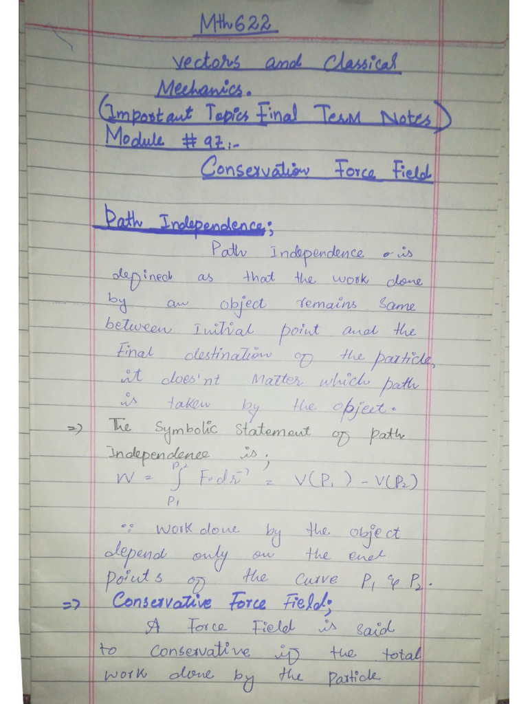 Mth622 Final Term Notes | PDF