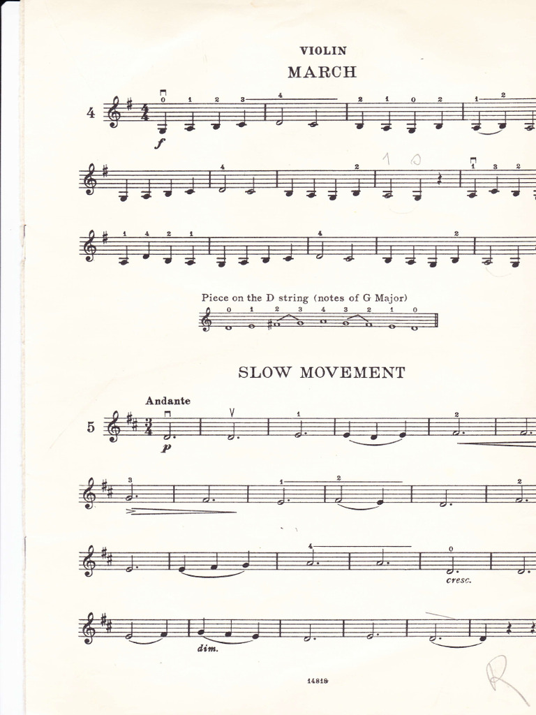 Adam Carse Violin Pieces Pág 2 VLN | PDF