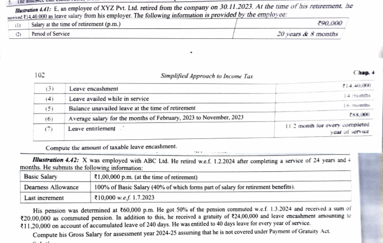 Leave Salary (Leave Encashment) | PDF | Economies | Public Finance