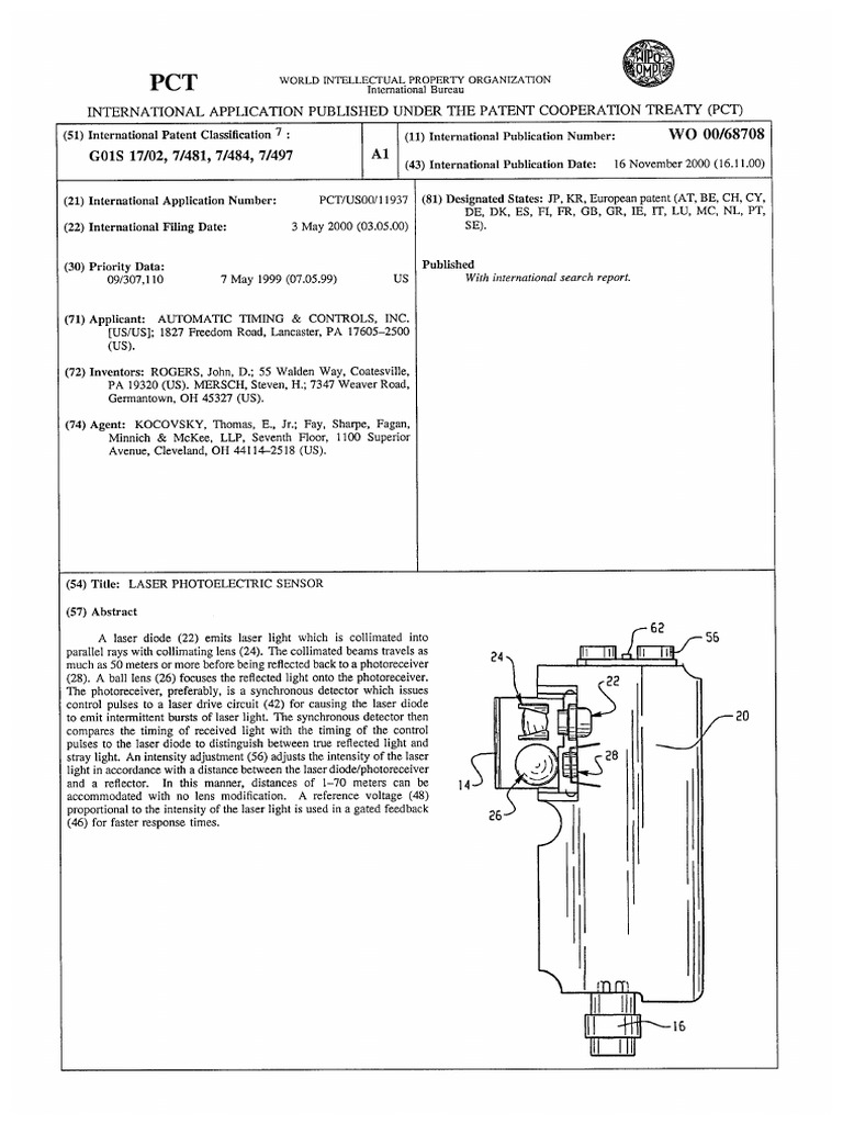 Laser Photoelectric Sensor | PDF