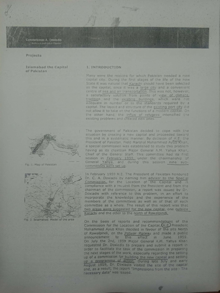 Islamabad - The Capital of Pakistan | PDF