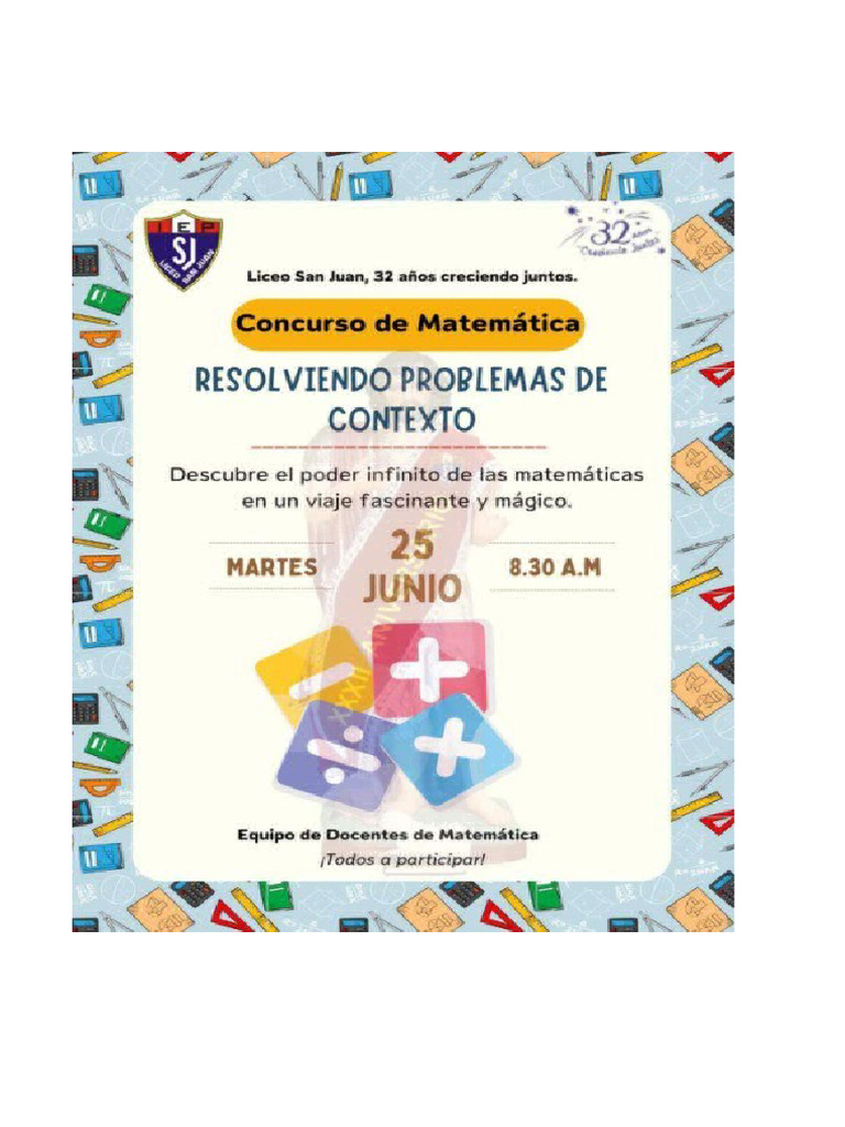 Concurso de Matemática | PDF