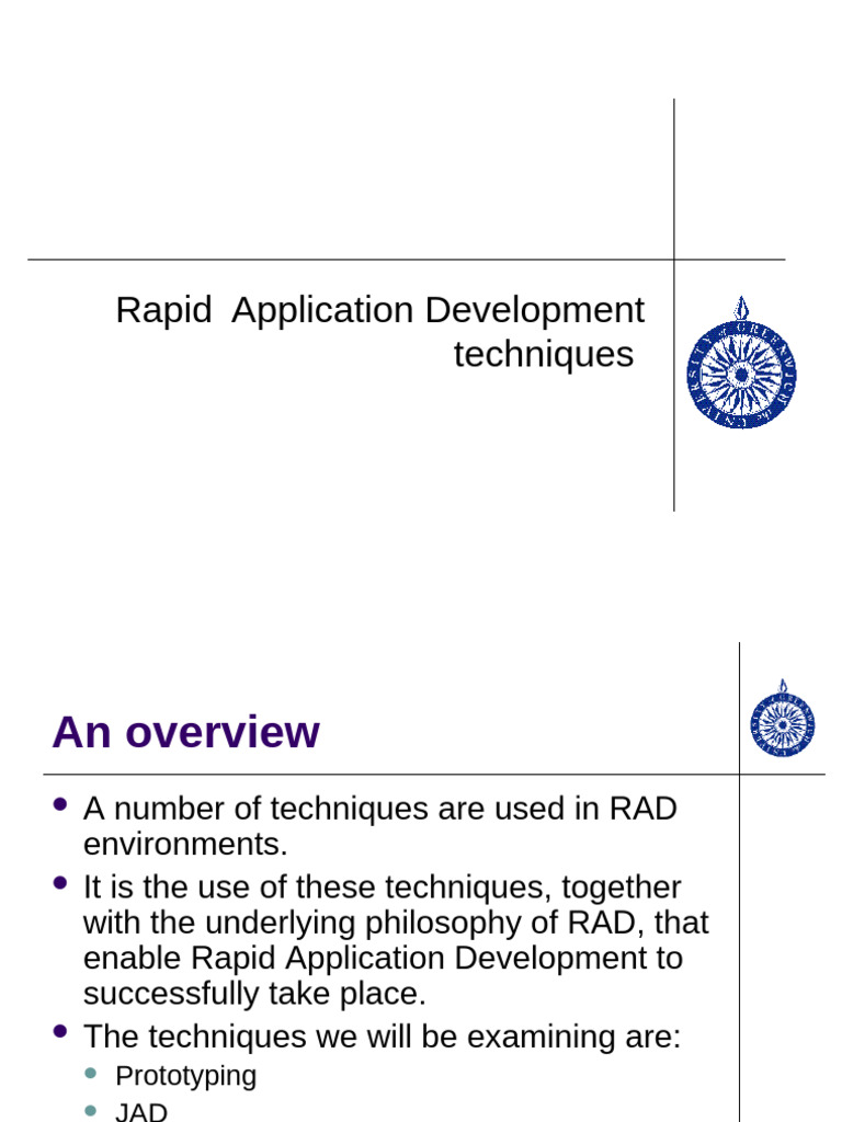 SDFM Lec4 RADtechniques | PDF | Software Prototyping | Prototype
