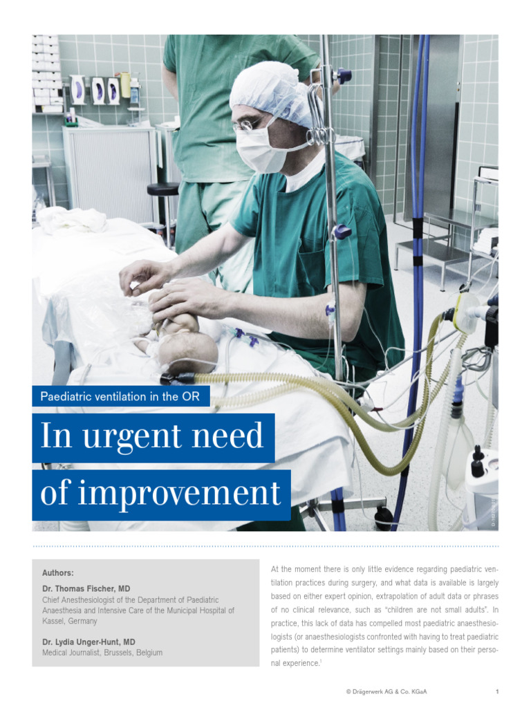 Improving Paediatric Ventilation Practices | PDF | Breathing | Lung