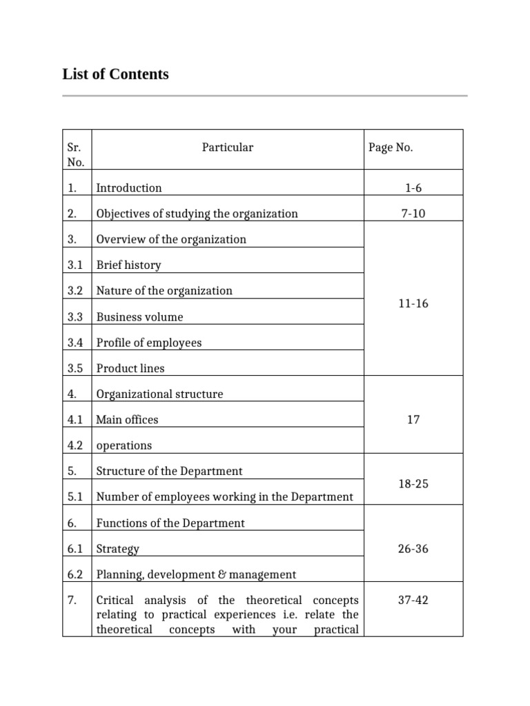 List of Contents For Finance and Investment Planning | PDF