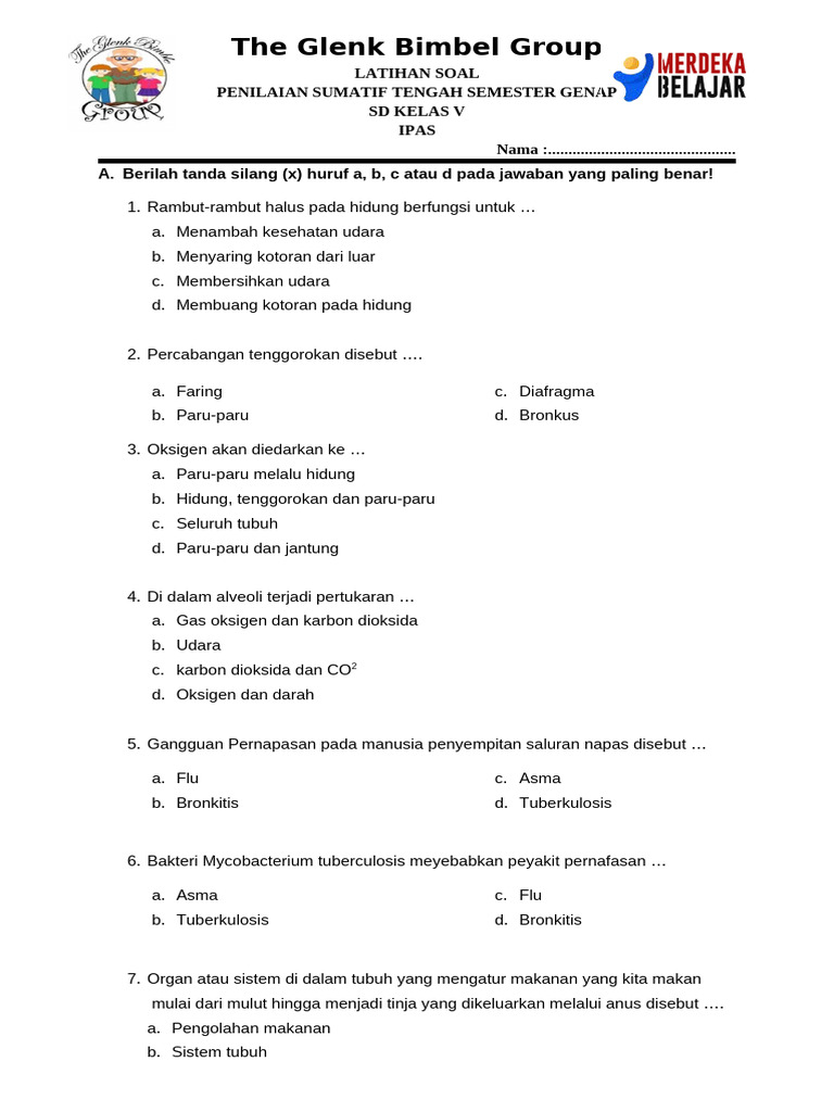 STS 2 Kelas V - IPAS | PDF