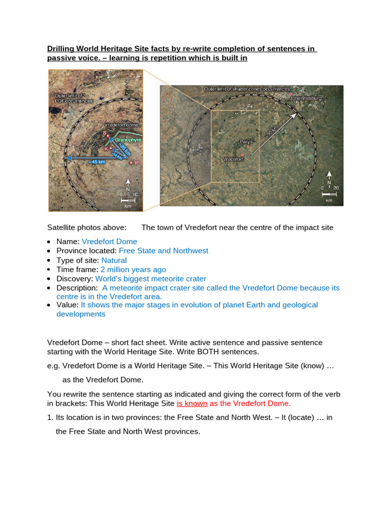 Vredefort Dome - Designing Drilling Exercises For World Heritage Sites ...