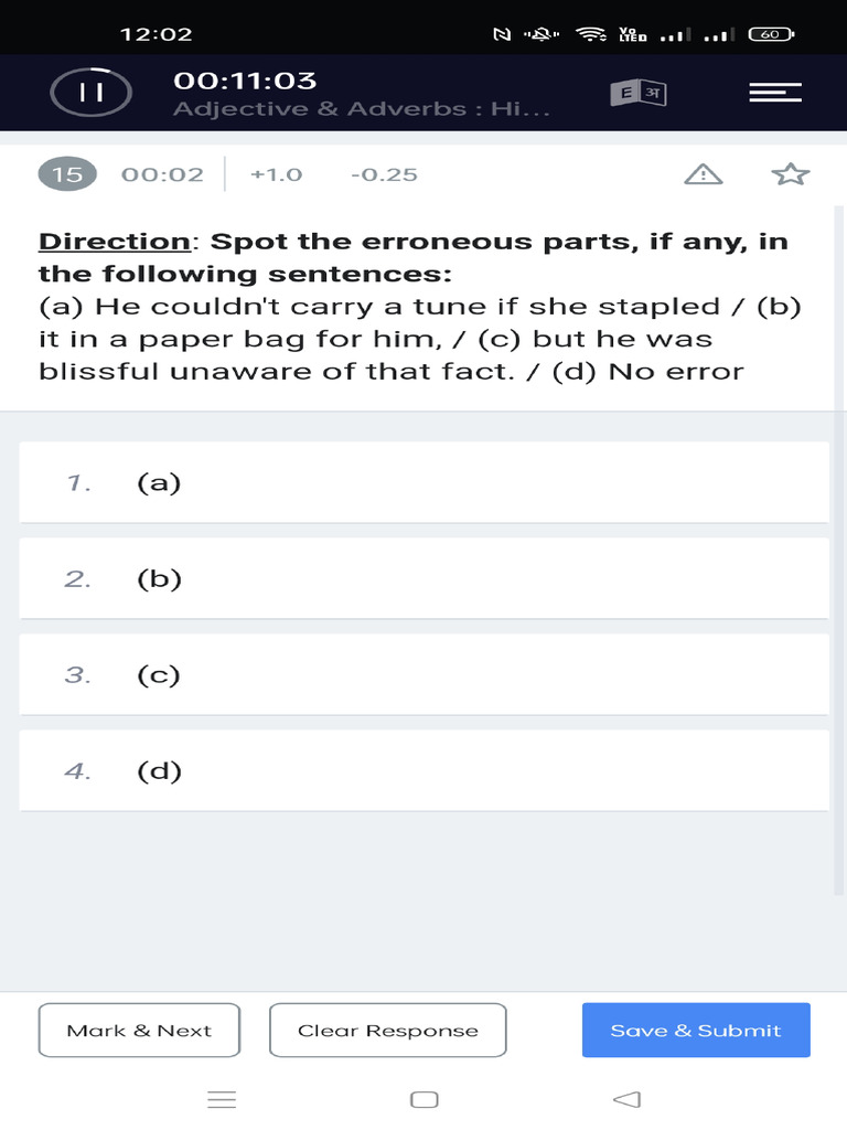 Adverb and Adjective 4th Sheet | PDF