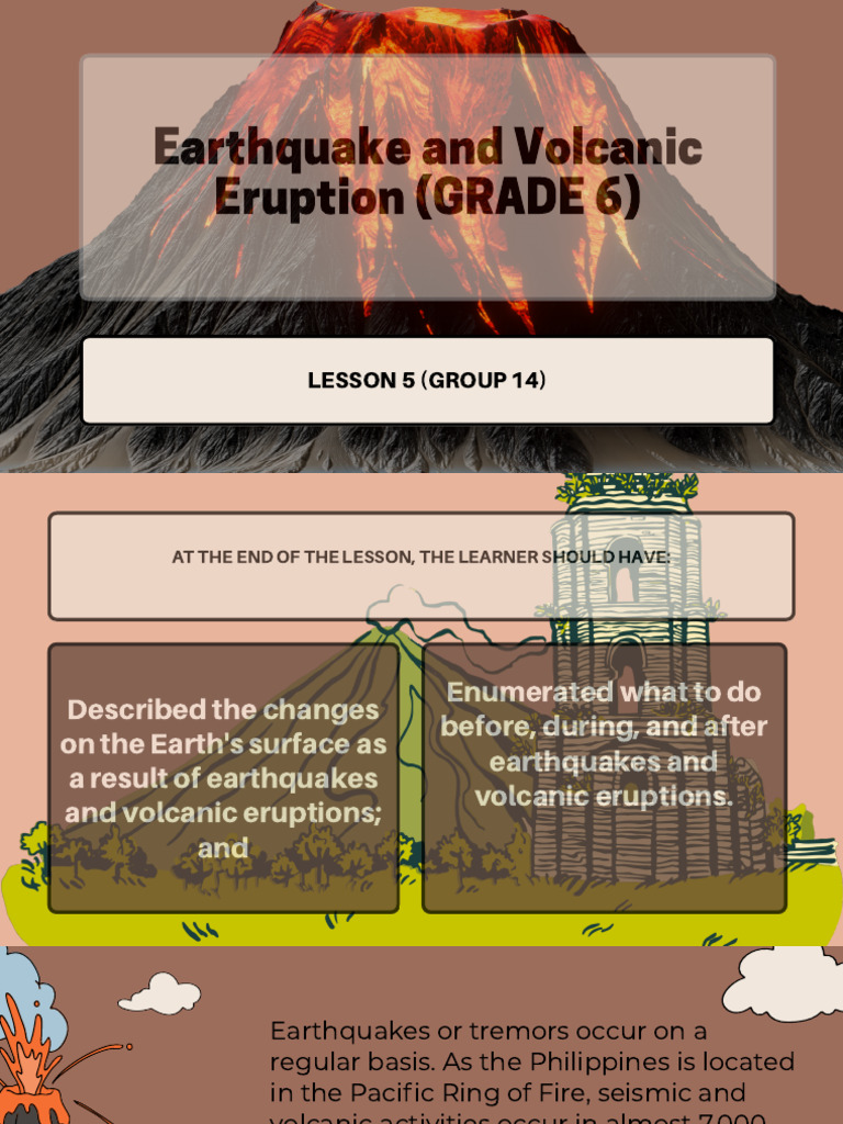 Processes That Shape The Earth Education Presentation in Brown Beige ...