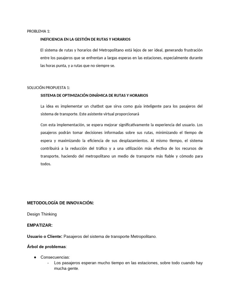 Tarea Sem6 | PDF | Transporte