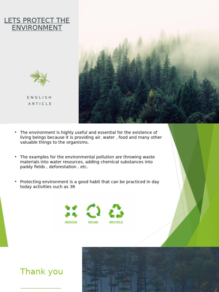 Protect Environment 365 | PDF