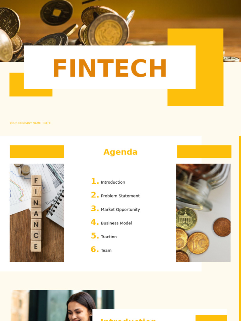 Fintech Presentation | PDF | Desktop Computer | Laptop