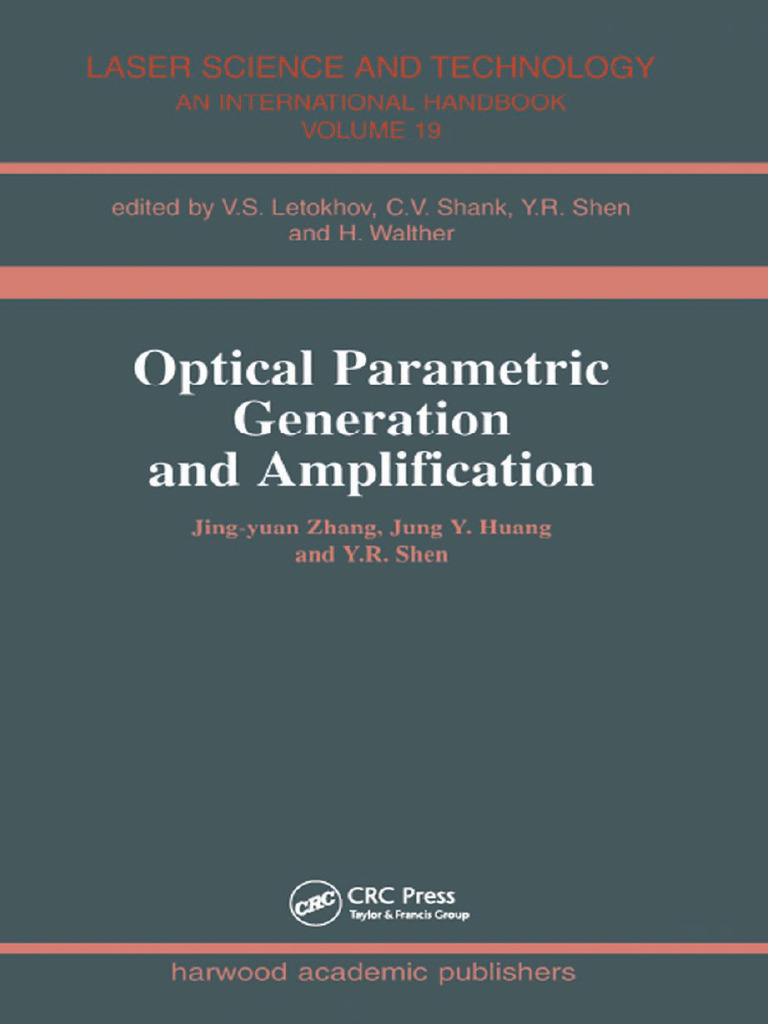 Optical Parametric Generation and Amplification Compress | PDF ...
