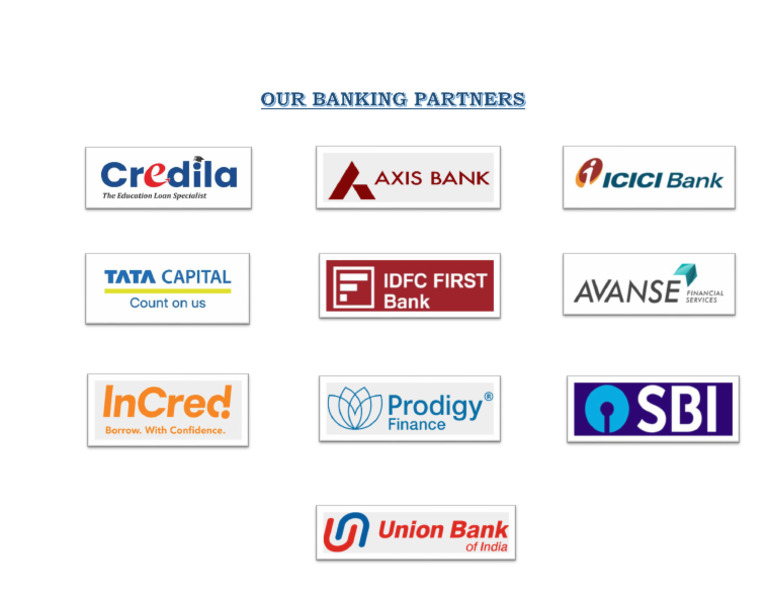 Our Banking Partners | PDF