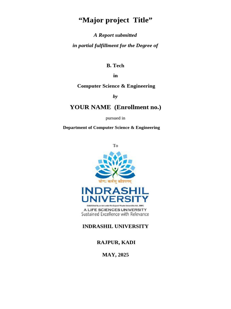 First Page Major Project Report | PDF | E Commerce | Computing