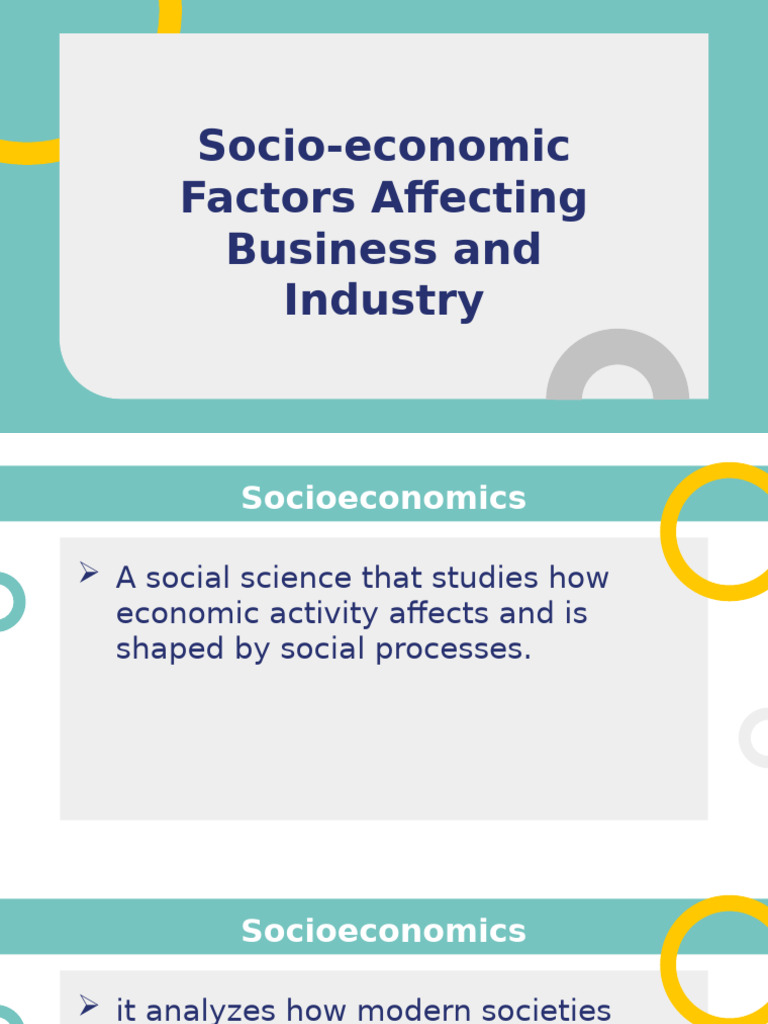 Socio Economic Factors | PDF | Inflation | Exchange Rate