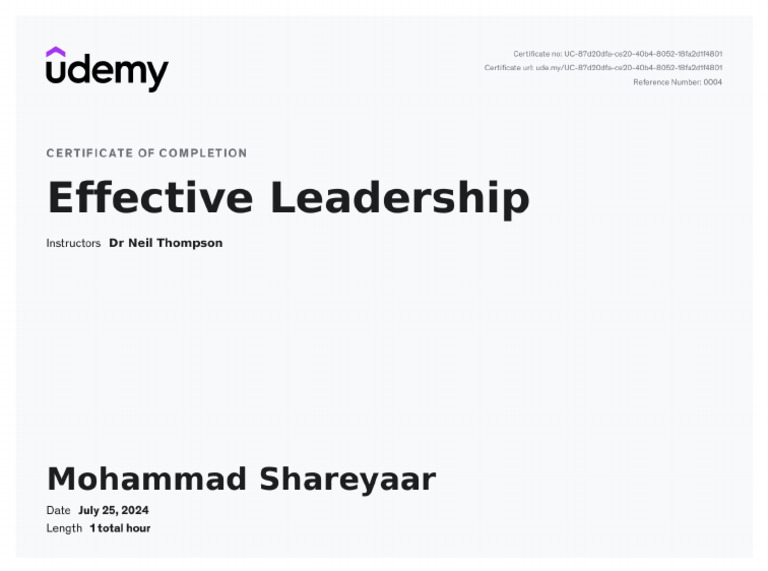Effective Leadership | PDF