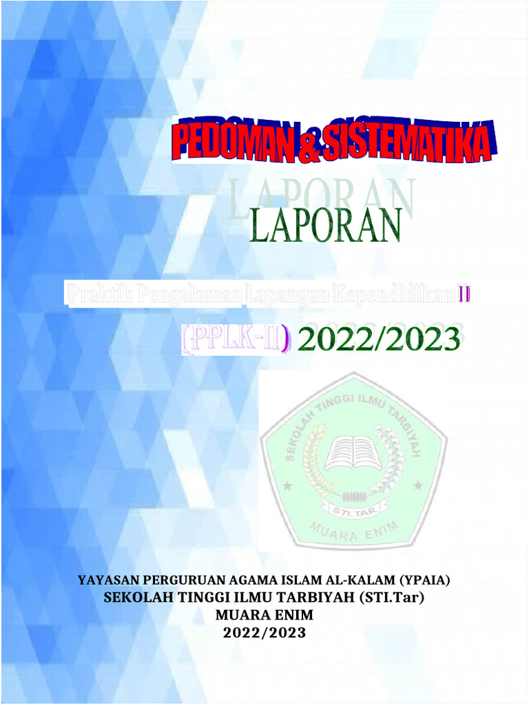 Laporan PPLK-II STI Tar Muara Enim | PDF