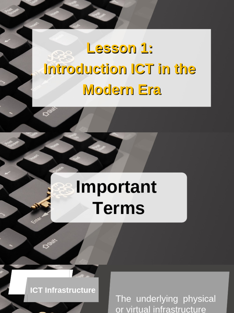 Week 1 ICT in Modern Society Updated | PDF | Information And ...