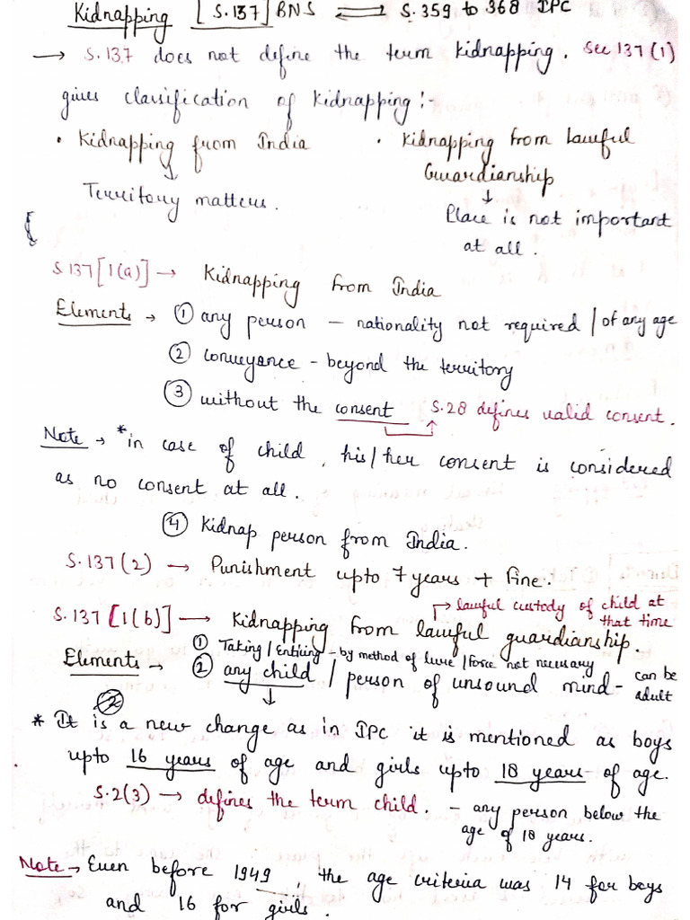 Unit 3 Kidnapping and Abduction | PDF