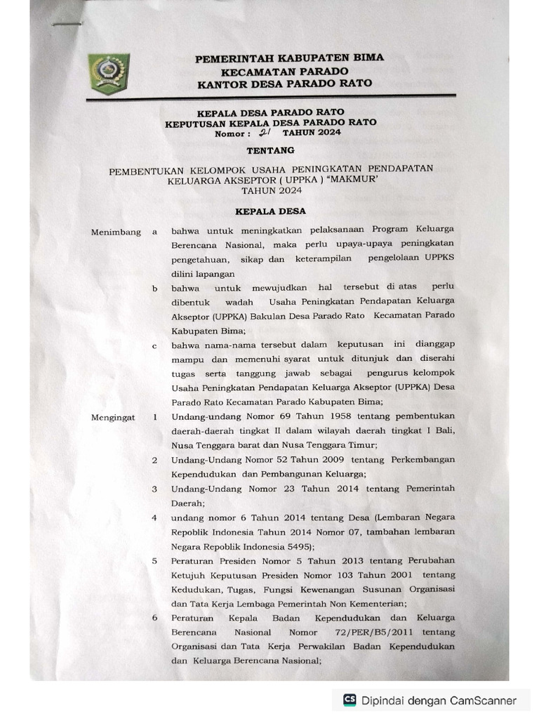 4b. SK Pembentukan UPPKA | PDF