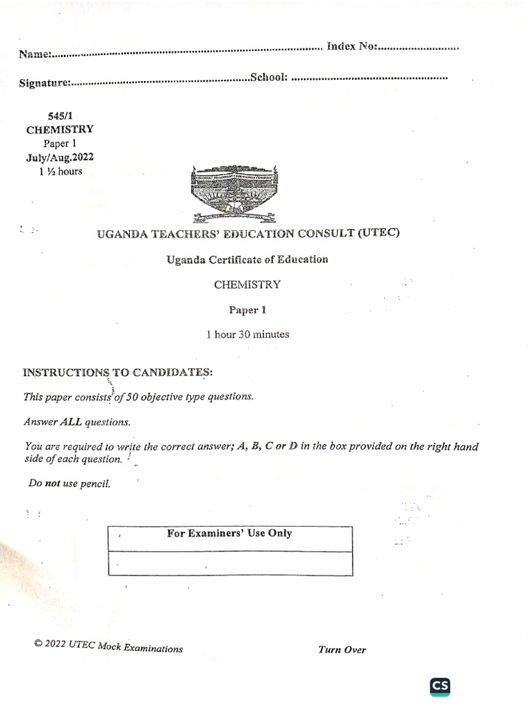 Utec o Level P1 | PDF