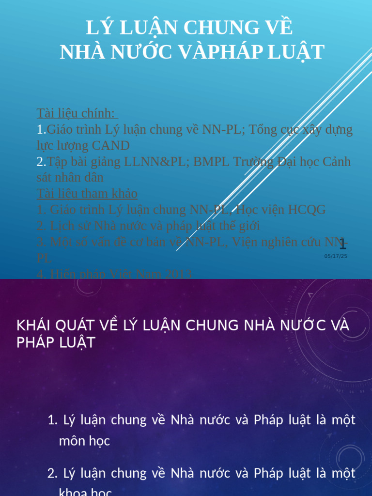 Ly Luan Chung Ve Phap Luat | PDF