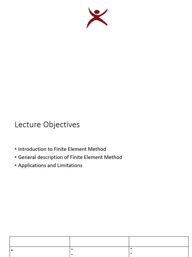 General Discription of FEM, Applications and Limitations - Copy | PDF ...